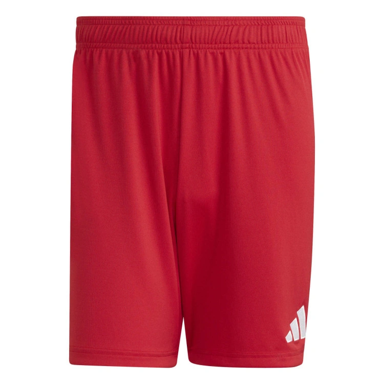 Pantalón corto adidas Entrada 26 Power Red-White - Fútbol Emotion