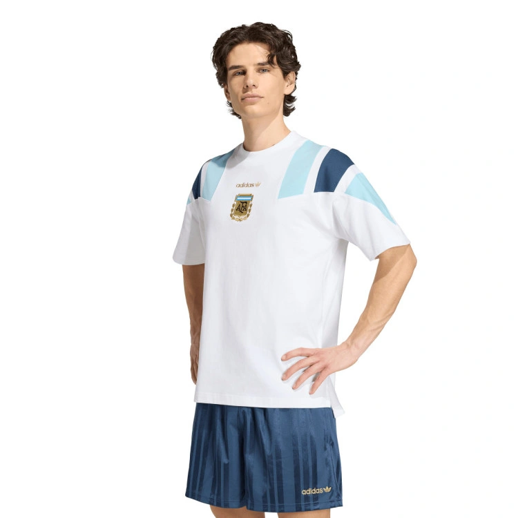 T-Shirt adidas Argentina EQT Fanswear World Cup 2026 white - Fútbol Emotion