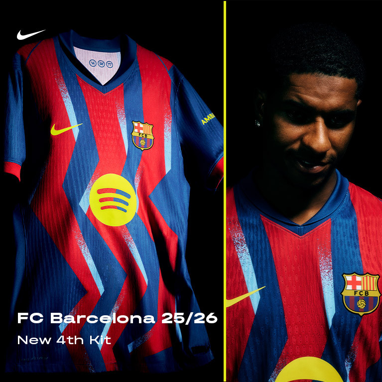 Jerseys FC Barcelona. Uniforme oficial Barça 2025-2026 - Fútbol Emotion