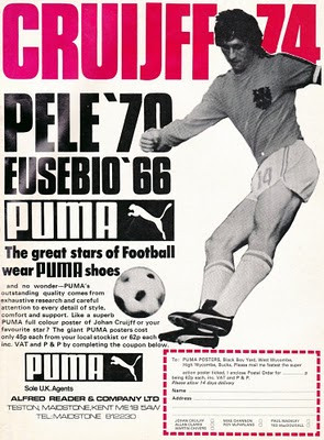 Puma, pionera en publicidad con jugadores de fútbol - Blogs - Fútbol ...